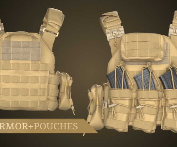 ArtStation - Body armor - Marvelous Designer / CLO3D Project ...