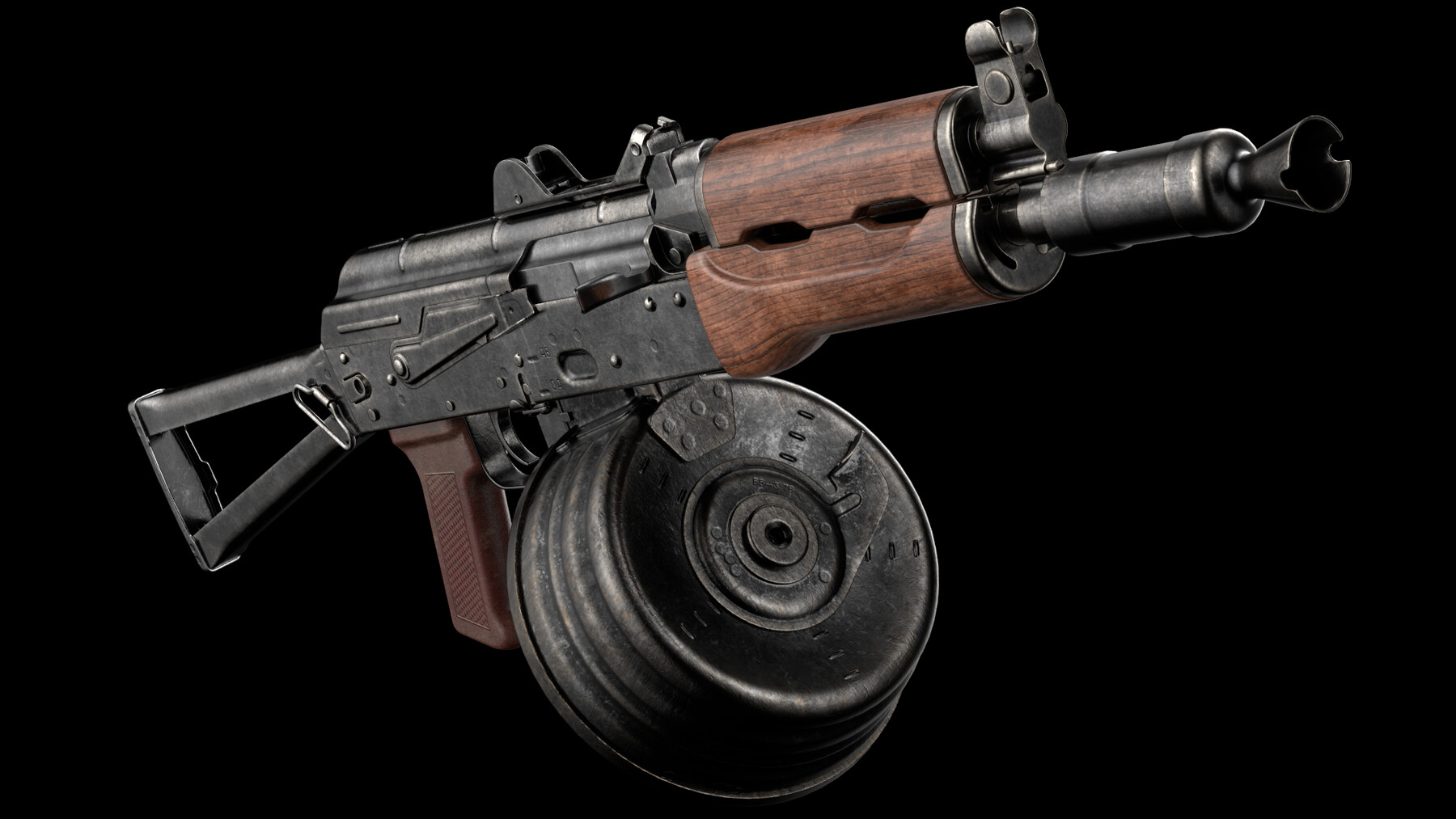 ArtStation - AKS-74U AKS-74UN Kalashnikov Assault Carbine Rifle (Game ...