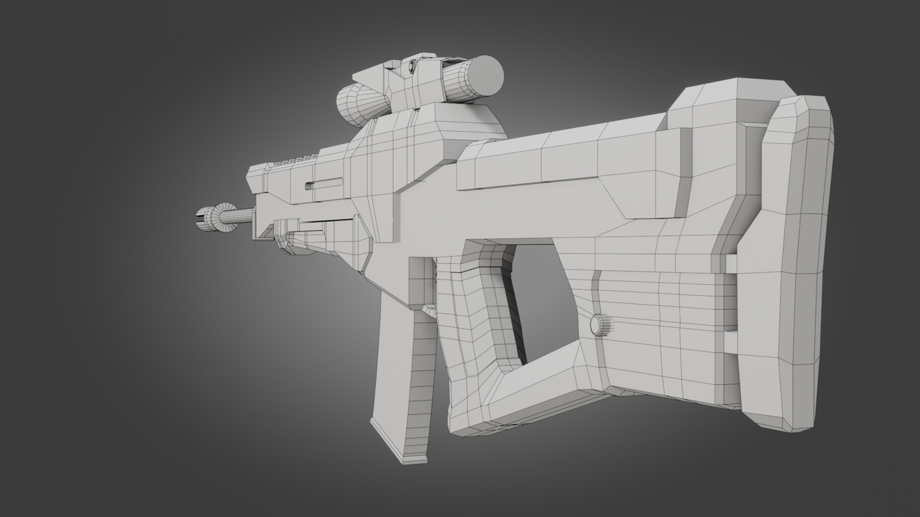 ArtStation - Sci-Fi Rifle Gun - Low Poly - Game Ready - PBR | Game Assets