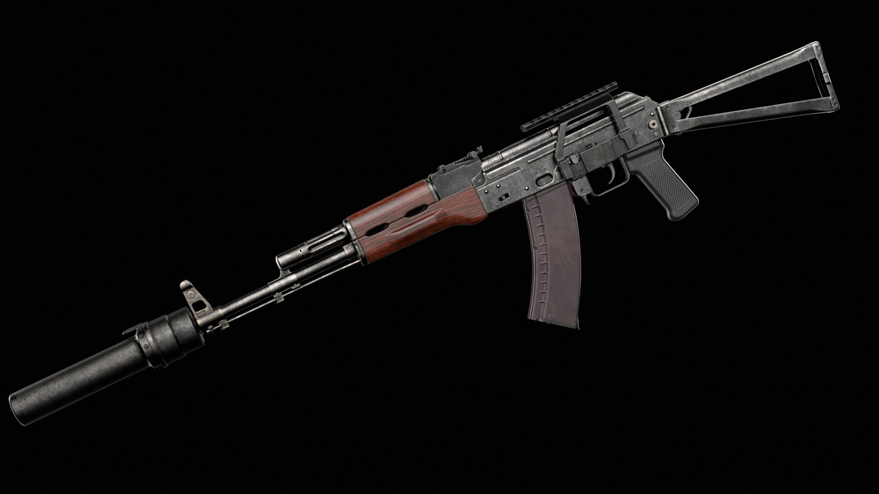 ArtStation - AKS-74 AKS-74N Kalashnikov Assault Rifle (Game Ready ...