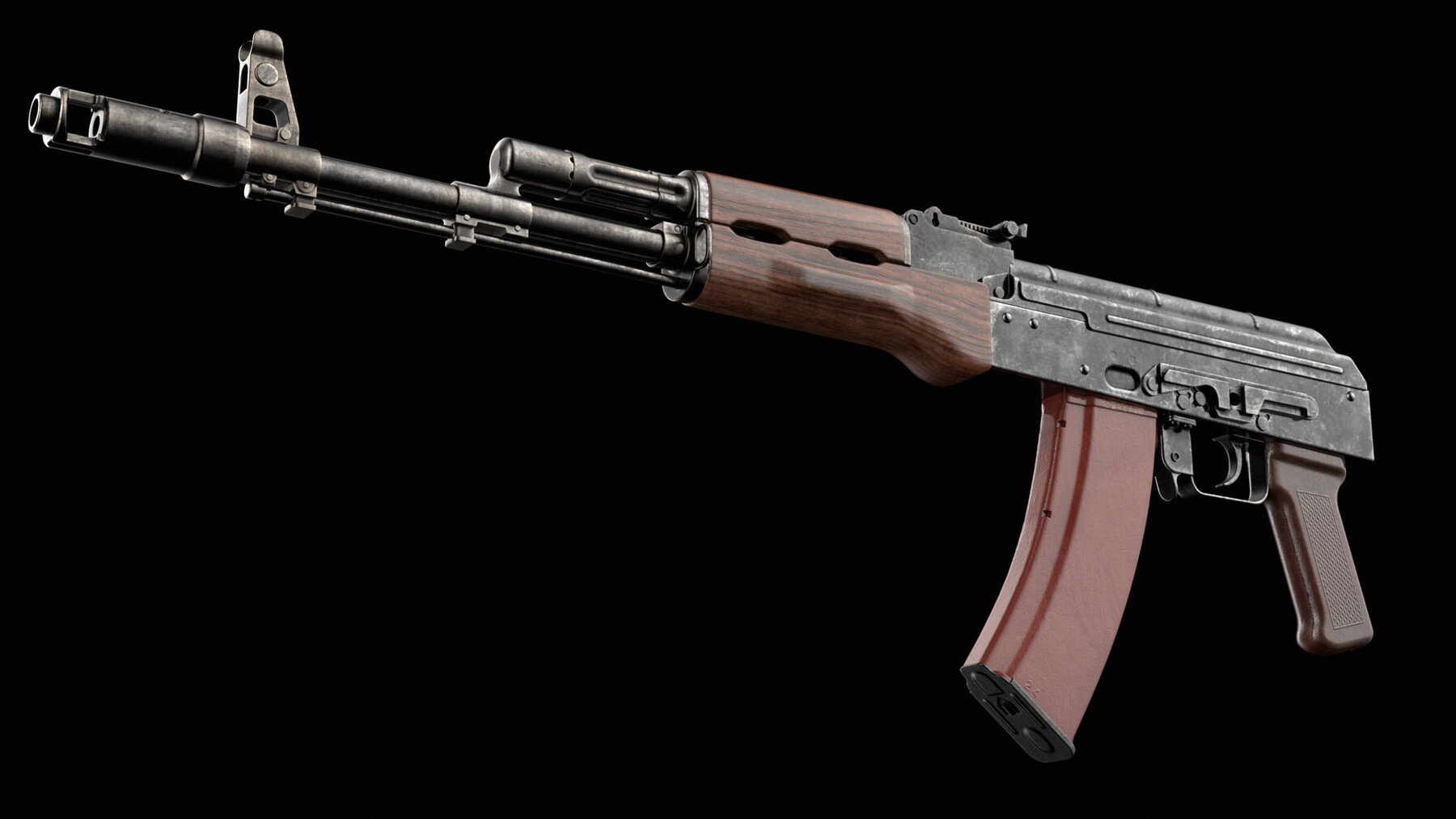 ArtStation - AK-74 AK-74N Kalashnikov Assault Rifle (Game Ready) | Game ...