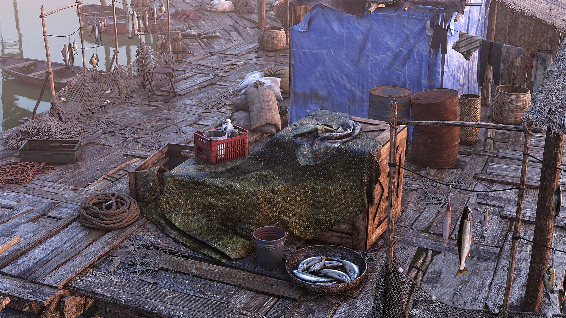 ArtStation - Fishing Village | Game Assets