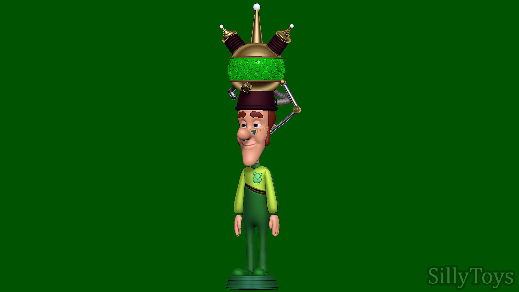 ArtStation - Hugh Neutron - Jimmy Neutron 3D print model | Resources