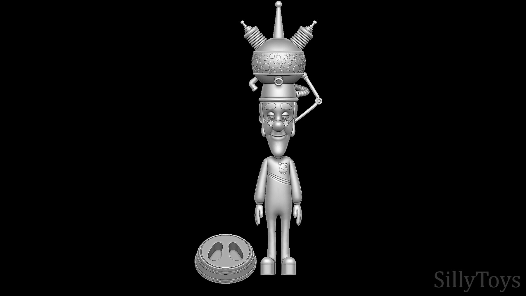 ArtStation - Hugh Neutron - Jimmy Neutron 3D print model | Resources