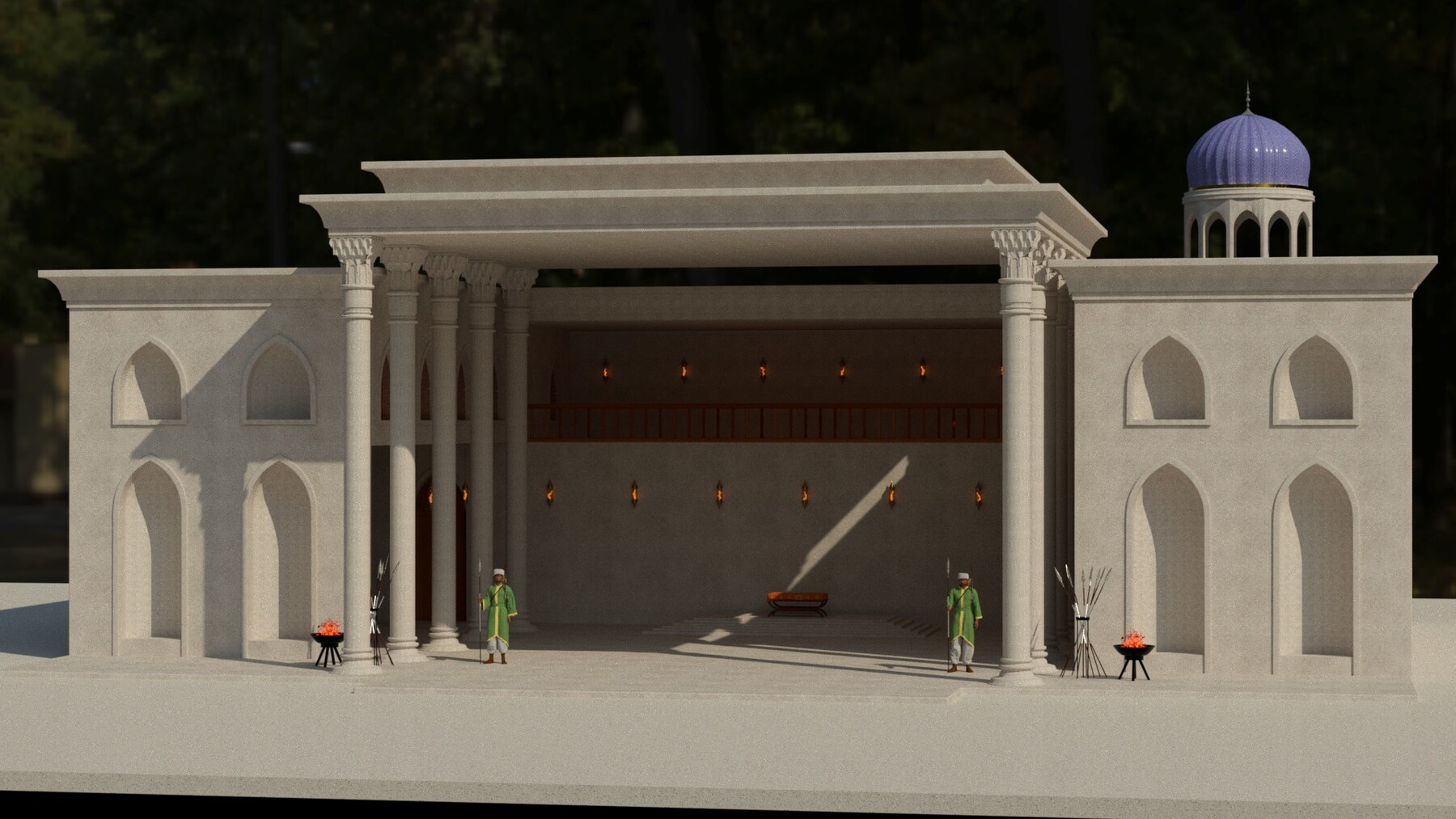 ArtStation - Ancient Persia - Government Building | Game Assets