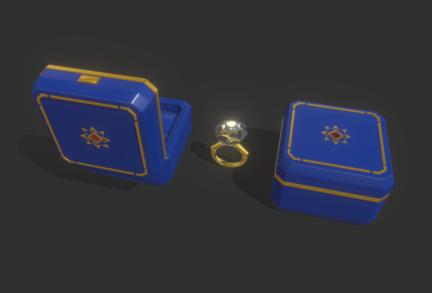 ArtStation - diamond ring | Game Assets