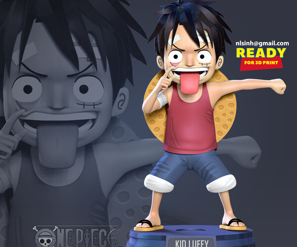 ArtStation - Kid Monkey Luffy | Resources