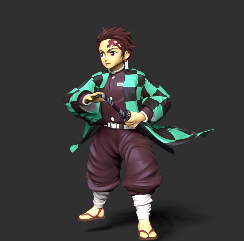 ArtStation - Tanjiro Kamado - Demon Slayer Hinokami Chronicles | Resources
