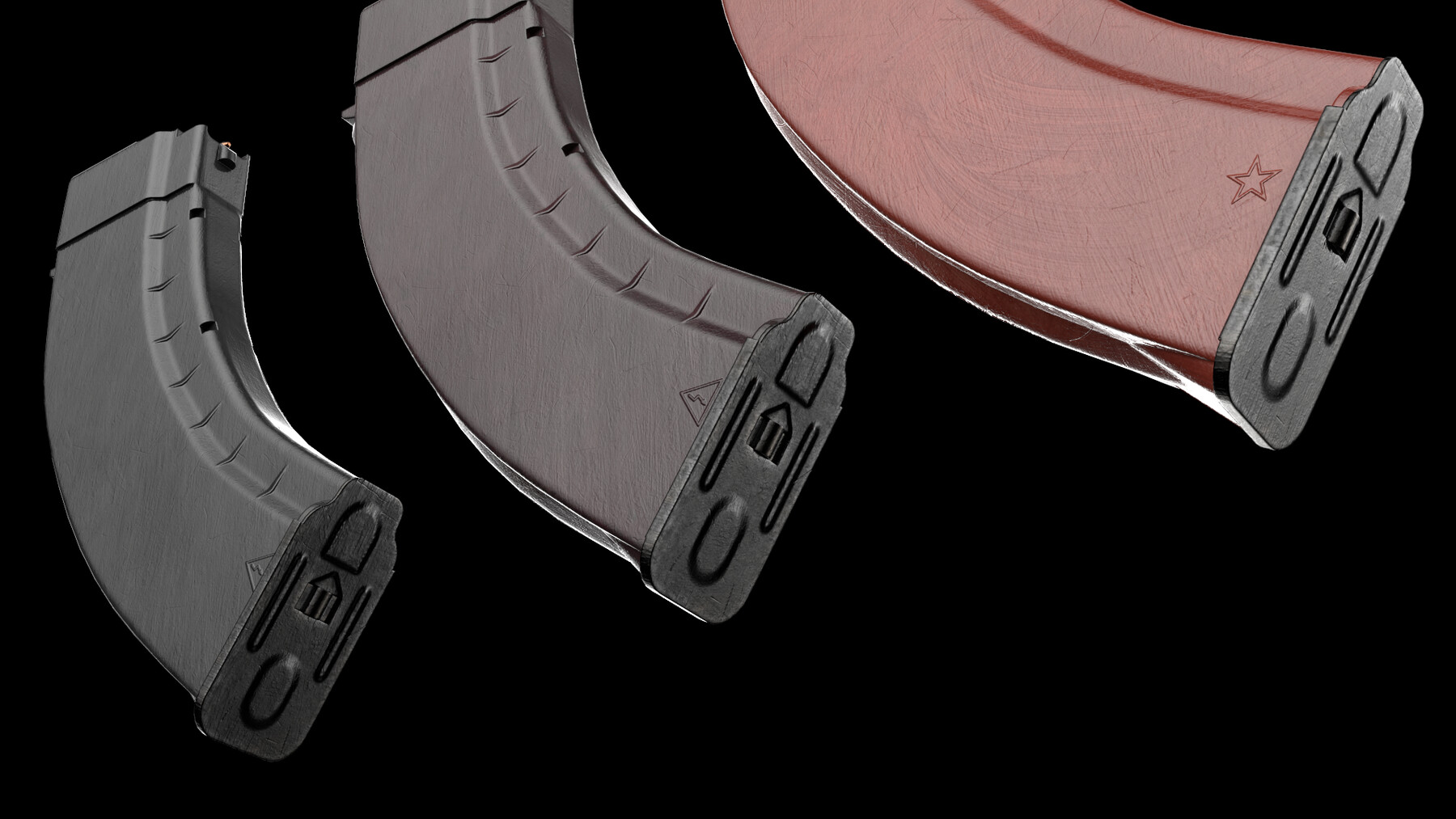 ArtStation - AK Magazines Metal Bakelite Polymer Kalashnikov Assault ...