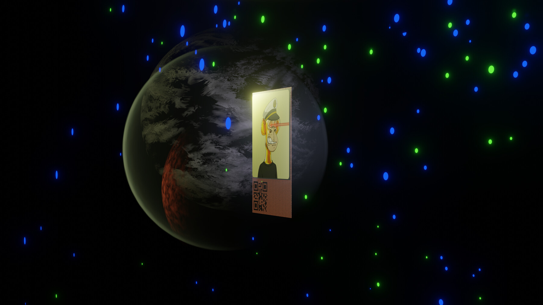 ArtStation - Trading 3D space NFT Card EEVEE Rendering Card #4 Artwork ...