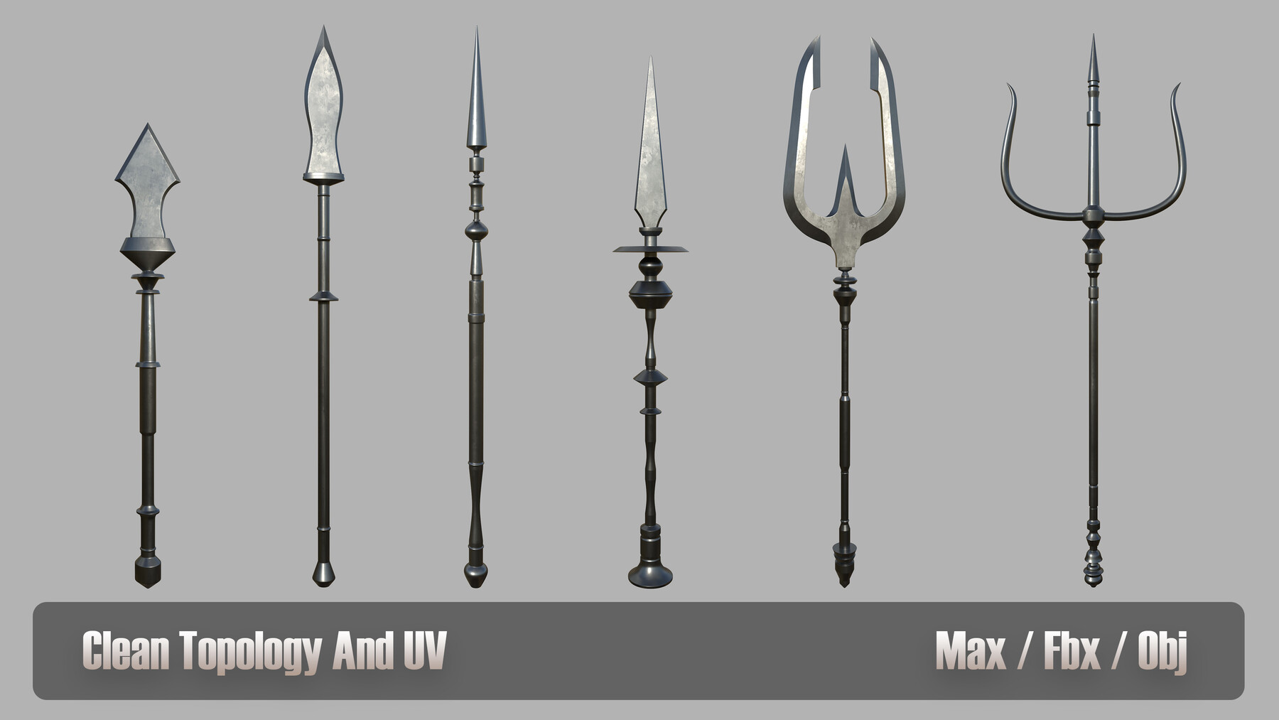 ArtStation - 50 Warrior Accessories Basemesh | Game Assets
