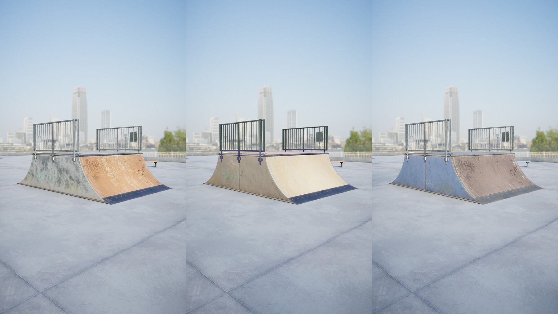 ArtStation - Skate Park - Indoor/Outdoor Modular Pack | Game Assets