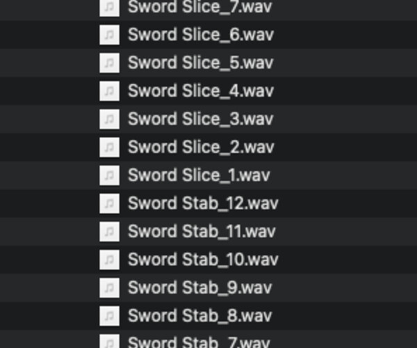 ArtStation - Sword Sound Effects 2 | Game Assets