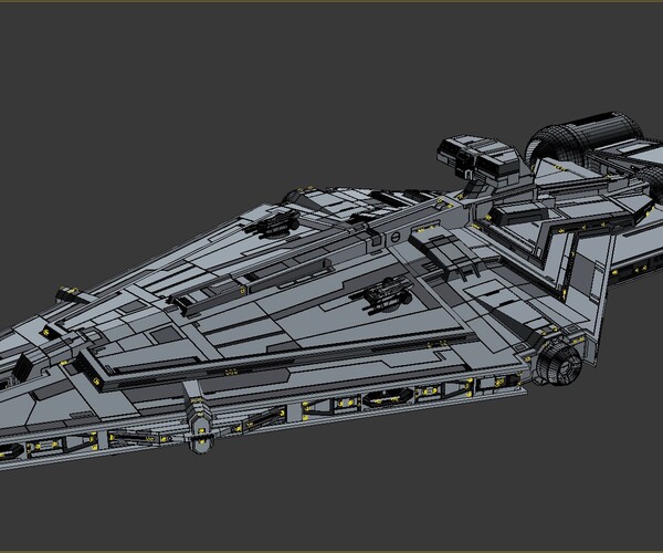 ArtStation - Arquitens-class Light Cruiser - Star Wars | Resources