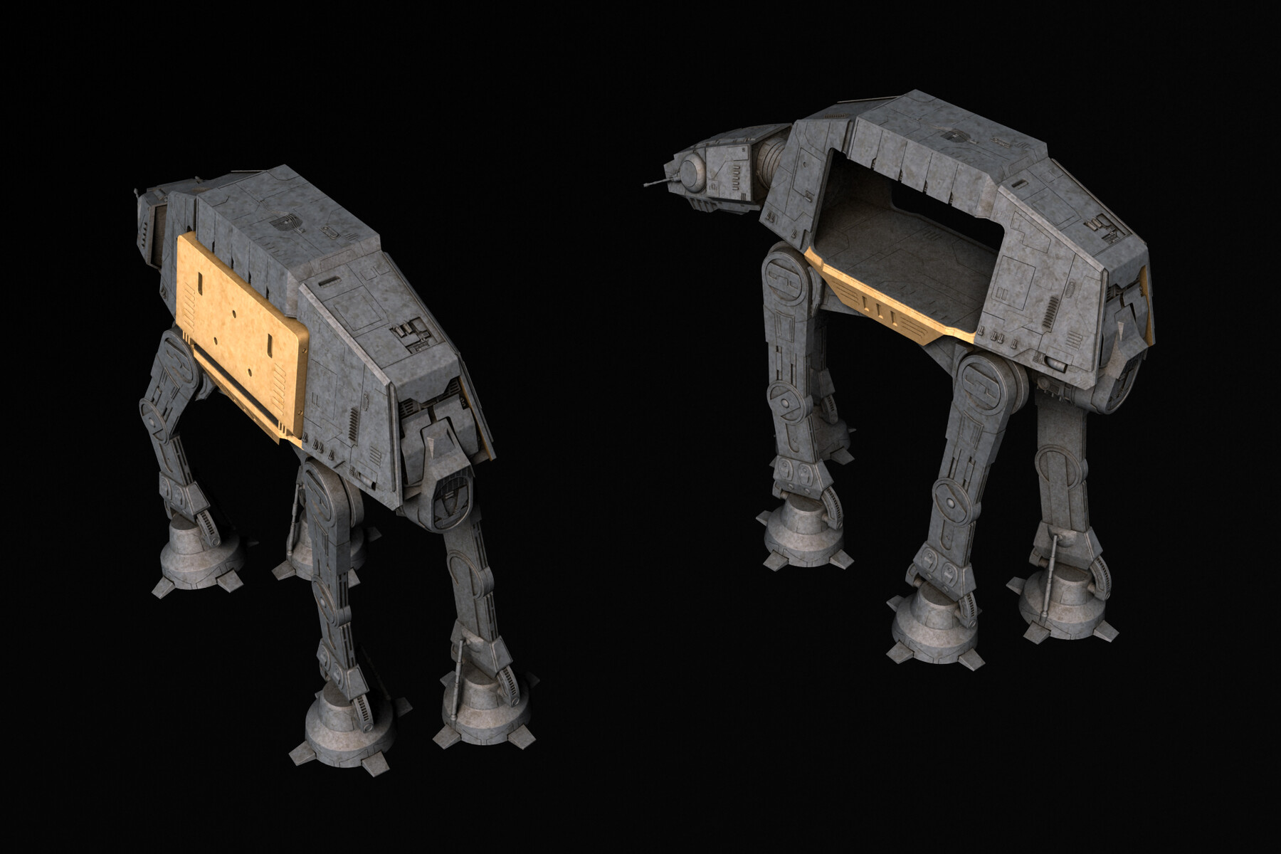 ArtStation - AT-ACT Walker - Star Wars | Resources