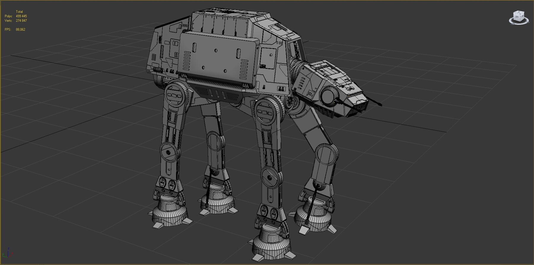 ArtStation - AT-ACT Walker - Star Wars | Resources