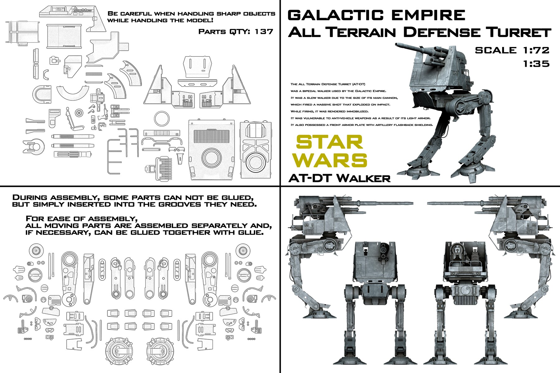 ArtStation - AT-DT Walker - Star Wars | Resources