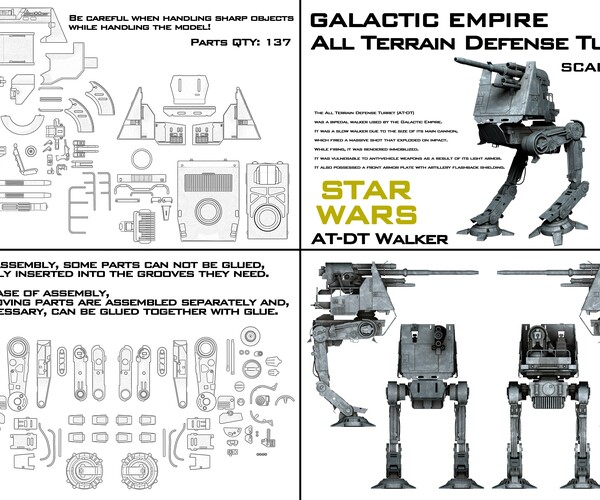 ArtStation - AT-DT Walker - Star Wars | Resources