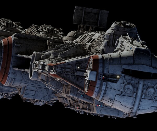 ArtStation - Corvette CR 96 - Star Wars | Resources