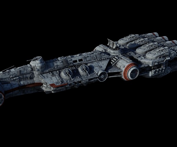 ArtStation - Corvette CR 96 - Star Wars | Resources
