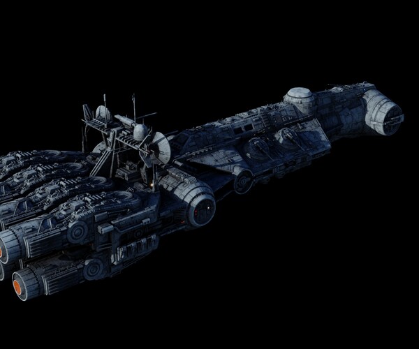 ArtStation - Corvette CR 96 - Star Wars | Resources