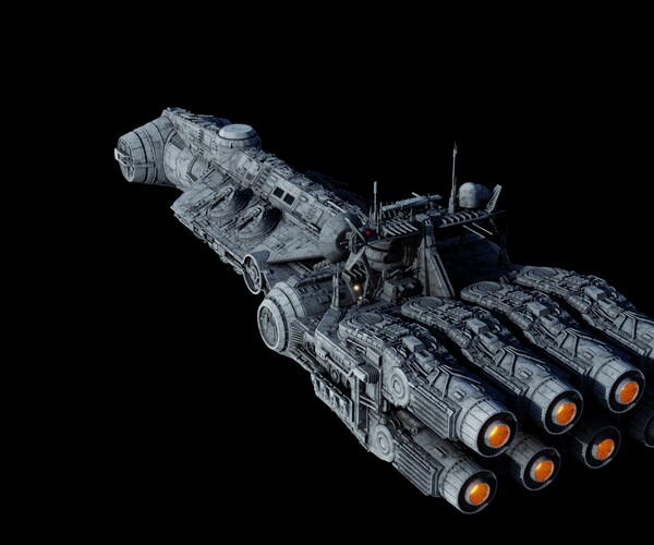 ArtStation - Corvette CR 96 - Star Wars | Resources