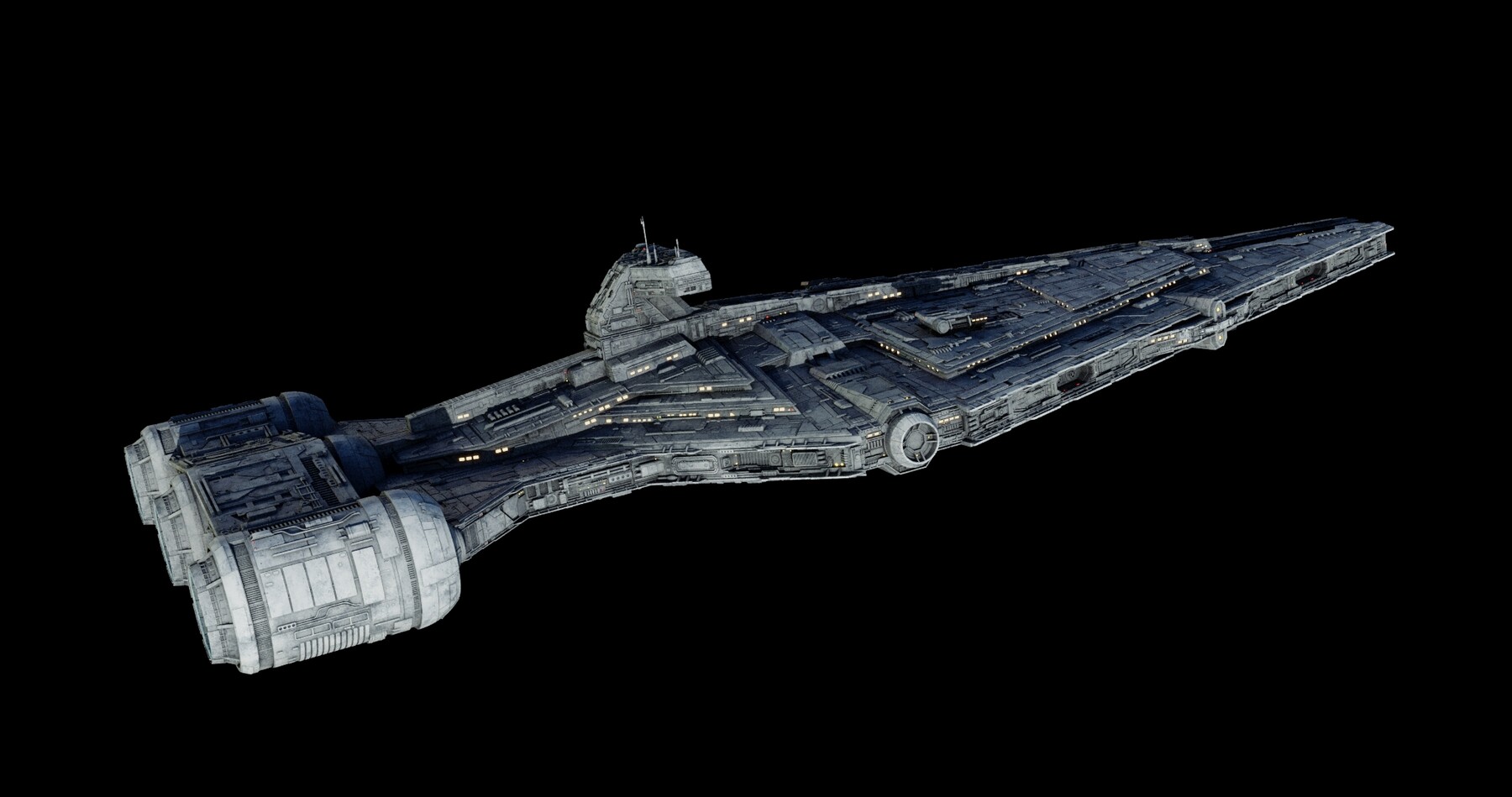 ArtStation - Imperial Light Cruiser - Star Wars | Resources