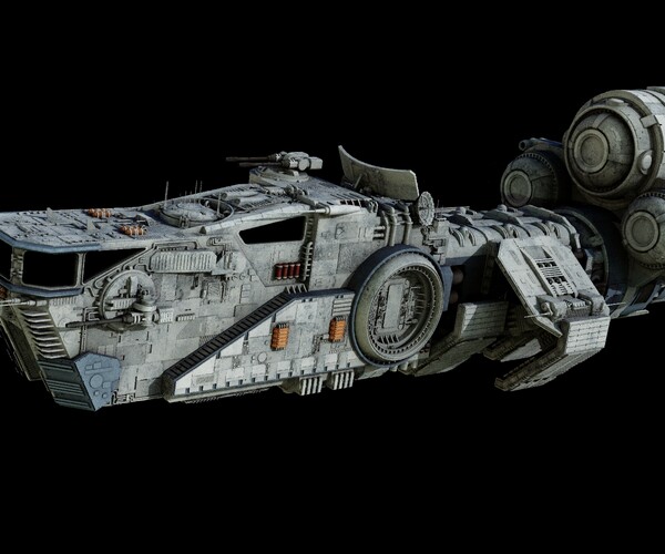ArtStation - Corellian Acklay-type light freighter - Star Wars | Resources