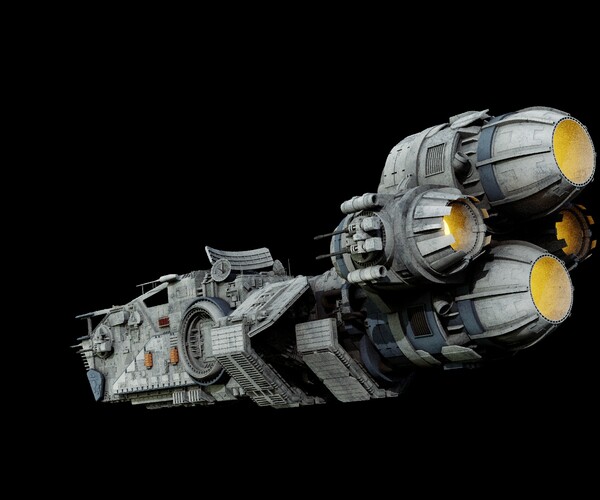 ArtStation - Corellian Acklay-type light freighter - Star Wars | Resources