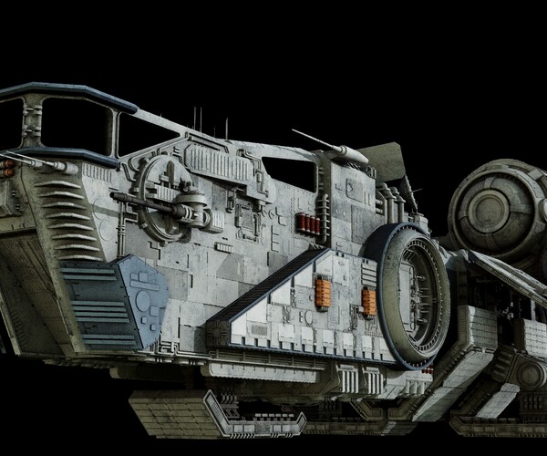 ArtStation - Corellian Acklay-type light freighter - Star Wars | Resources