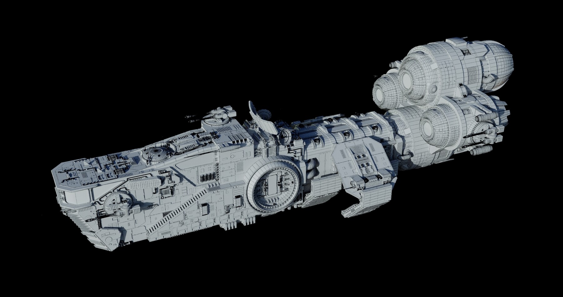 ArtStation - Corellian Acklay-type light freighter - Star Wars | Resources