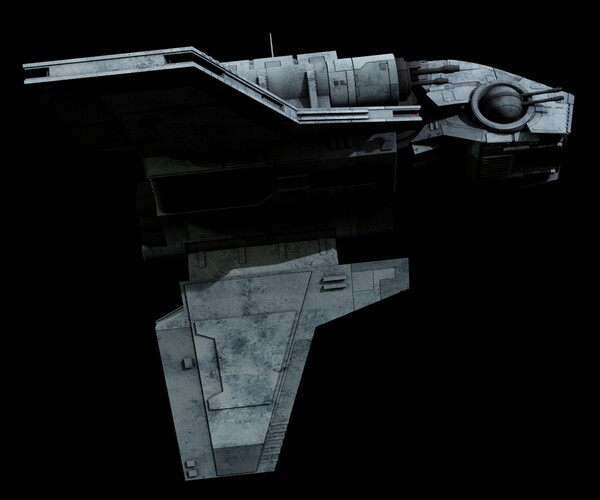 ArtStation - Nu-class attack shuttle - Star Wars | Resources