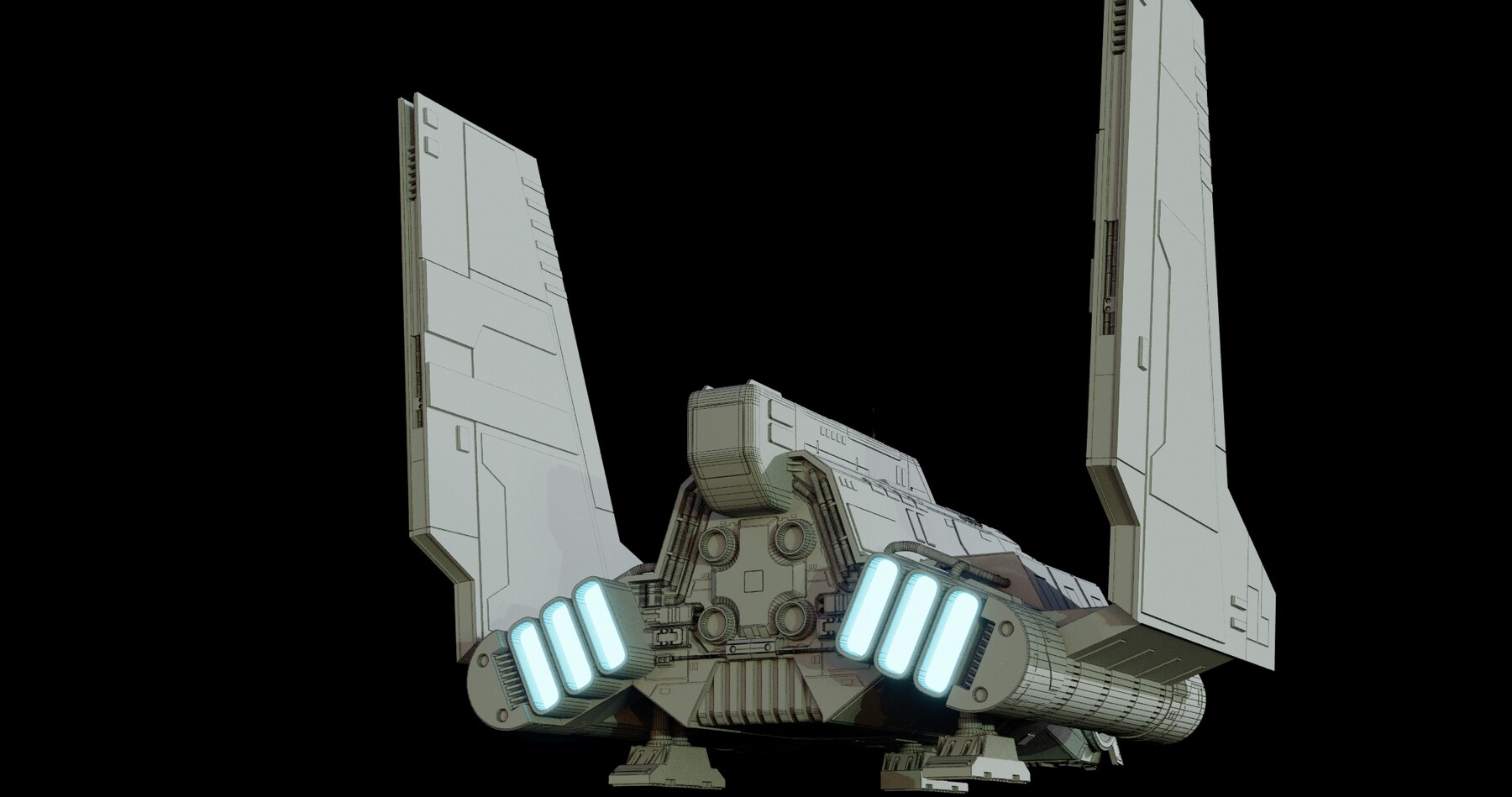 Digital Shipyard - Nu-class attack shuttle - Star Wars