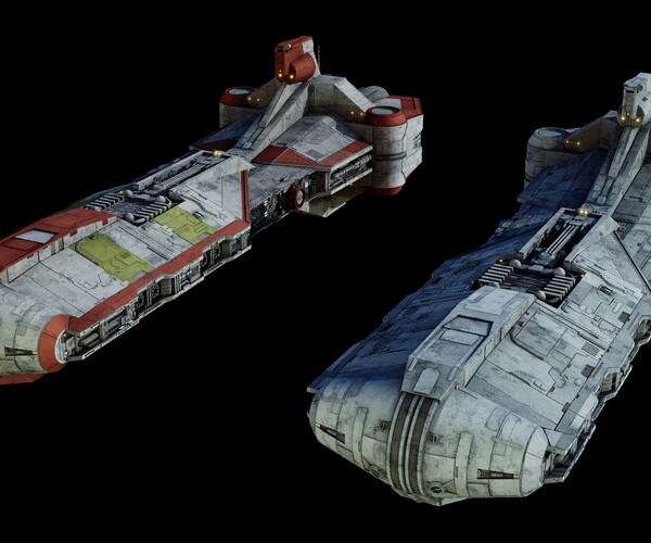 ArtStation - Pelta-class frigate - Star Wars | Resources