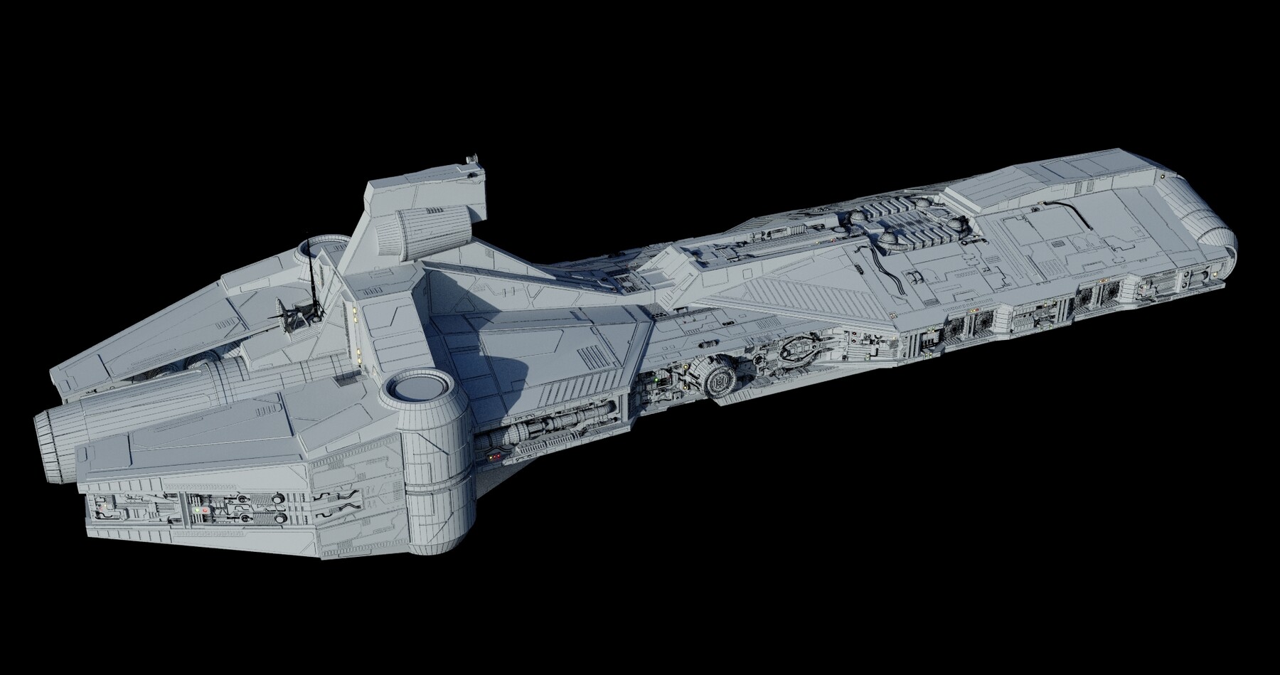 ArtStation - Pelta-class frigate - Star Wars | Resources
