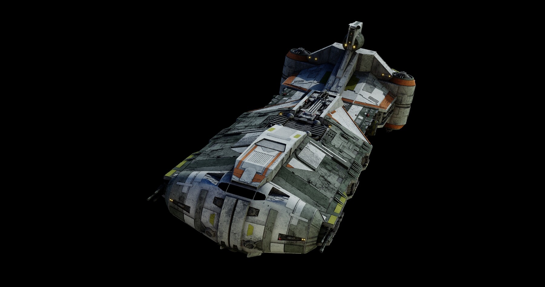 ArtStation - Rebel Command Ship «Blue Chief» and «Phoenix Home» - Star ...