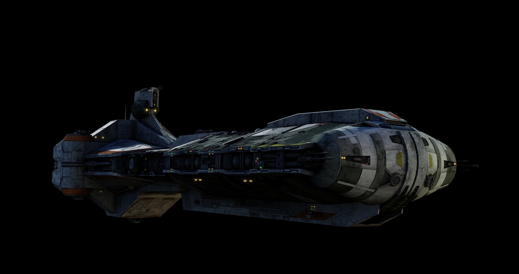 ArtStation - Rebel Command Ship «Blue Chief» and «Phoenix Home» - Star ...