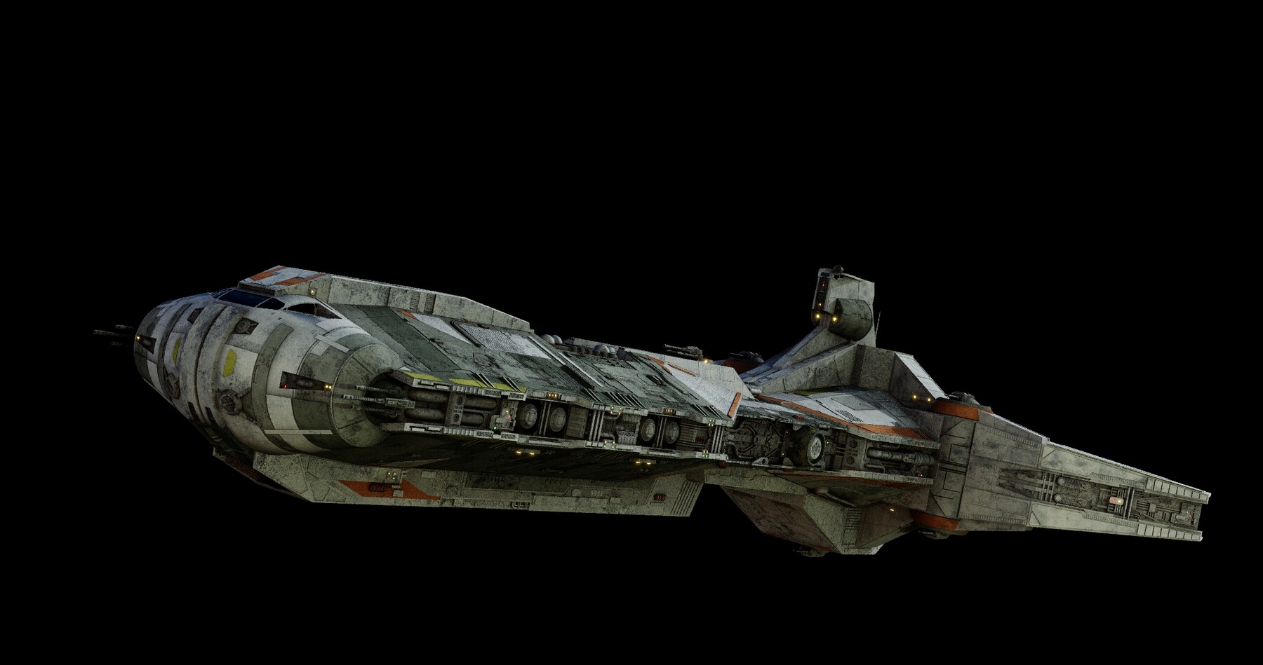 ArtStation - Rebel Command Ship «Blue Chief» and «Phoenix Home» - Star ...