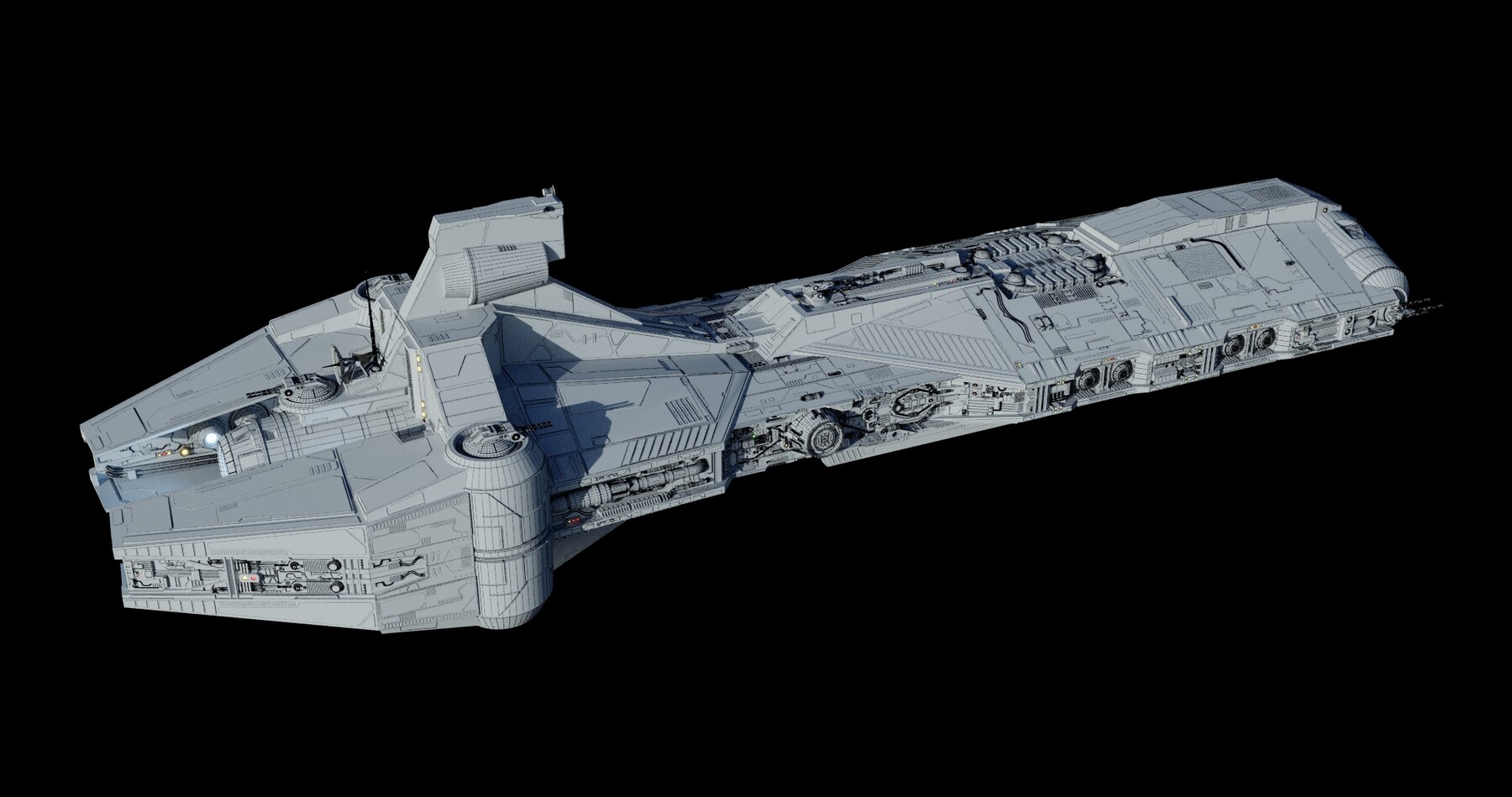 ArtStation - Rebel Command Ship «Blue Chief» and «Phoenix Home» - Star ...