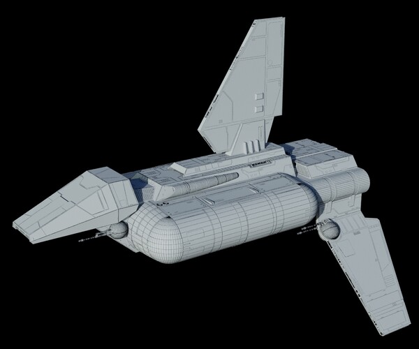 ArtStation - Sentinel-class landing craft - Star Wars | Resources