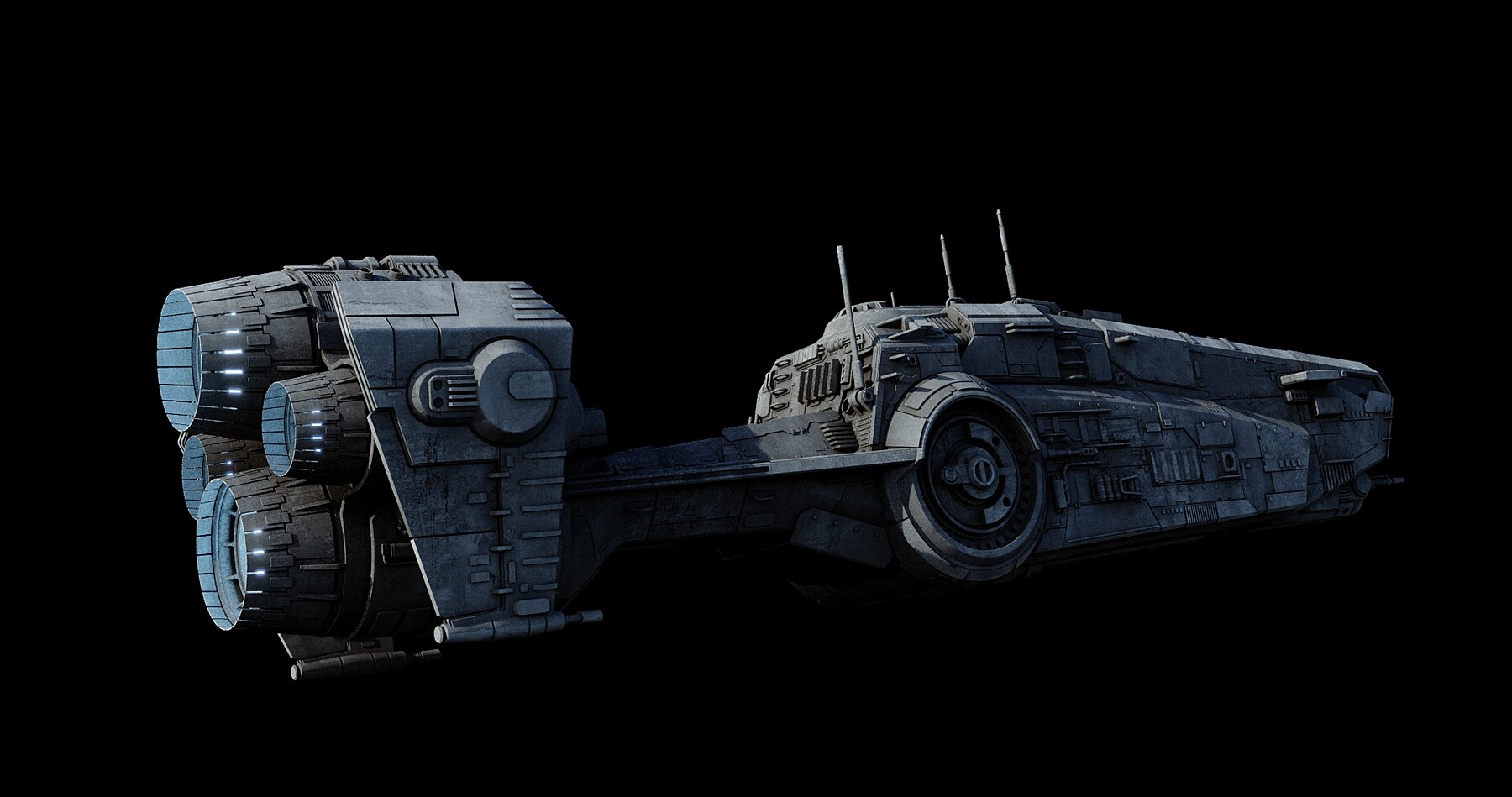 ArtStation - YV-337 light freighter - Star Wars | Resources