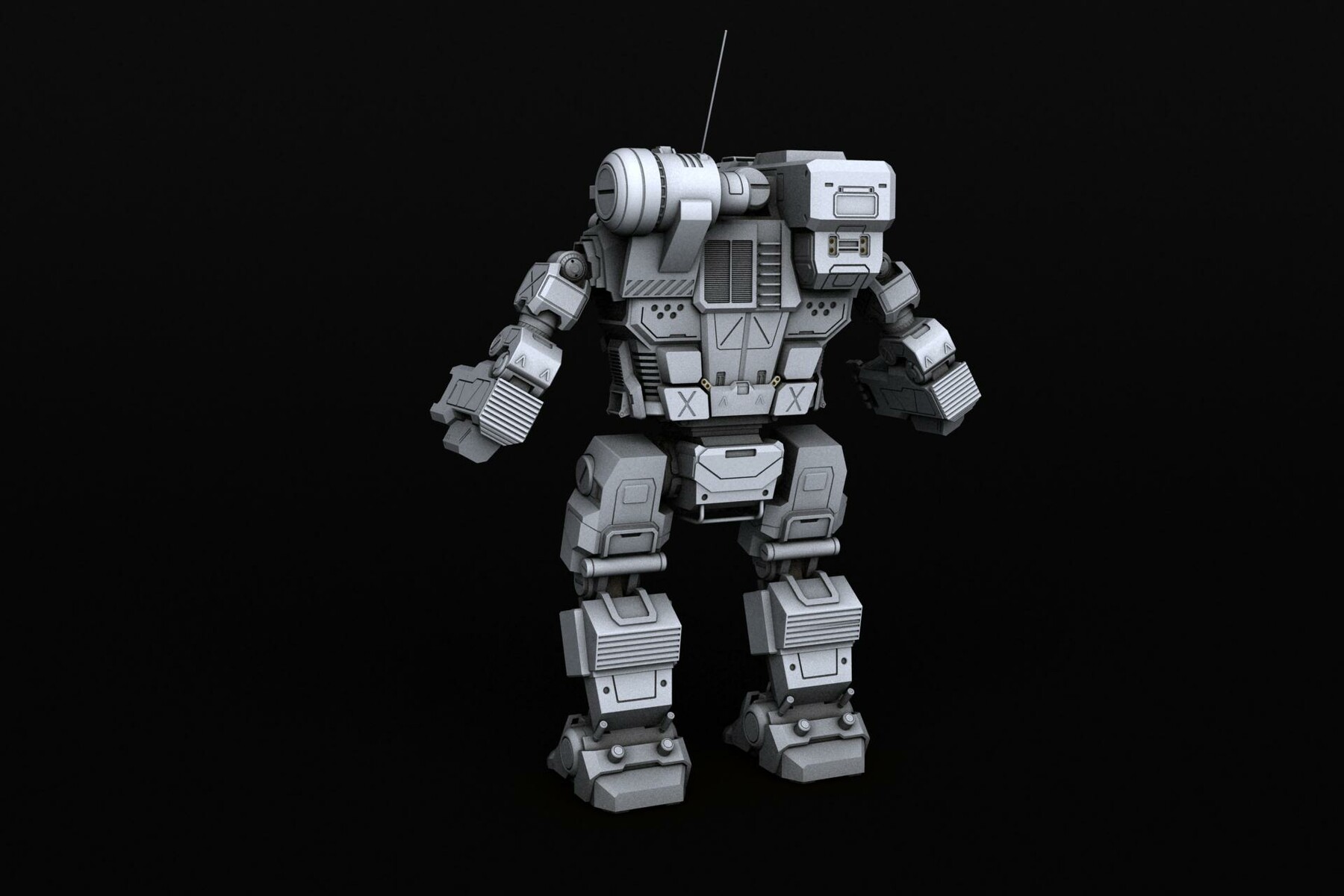 ArtStation - Hunchback HBK-4G and HBK-4P | Resources