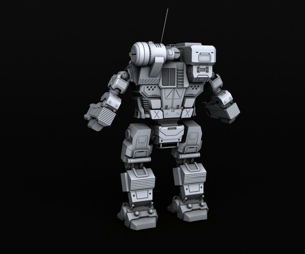 ArtStation - Hunchback HBK-4G and HBK-4P | Resources