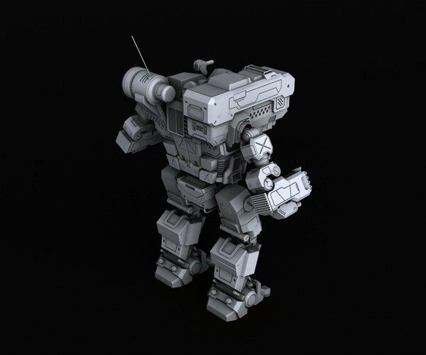 ArtStation - Hunchback HBK-4G and HBK-4P | Resources