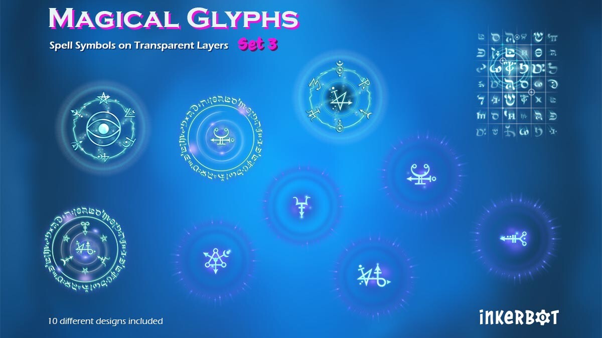 ArtStation - Magical Glyphs - Spell Symbols 3 | Artworks