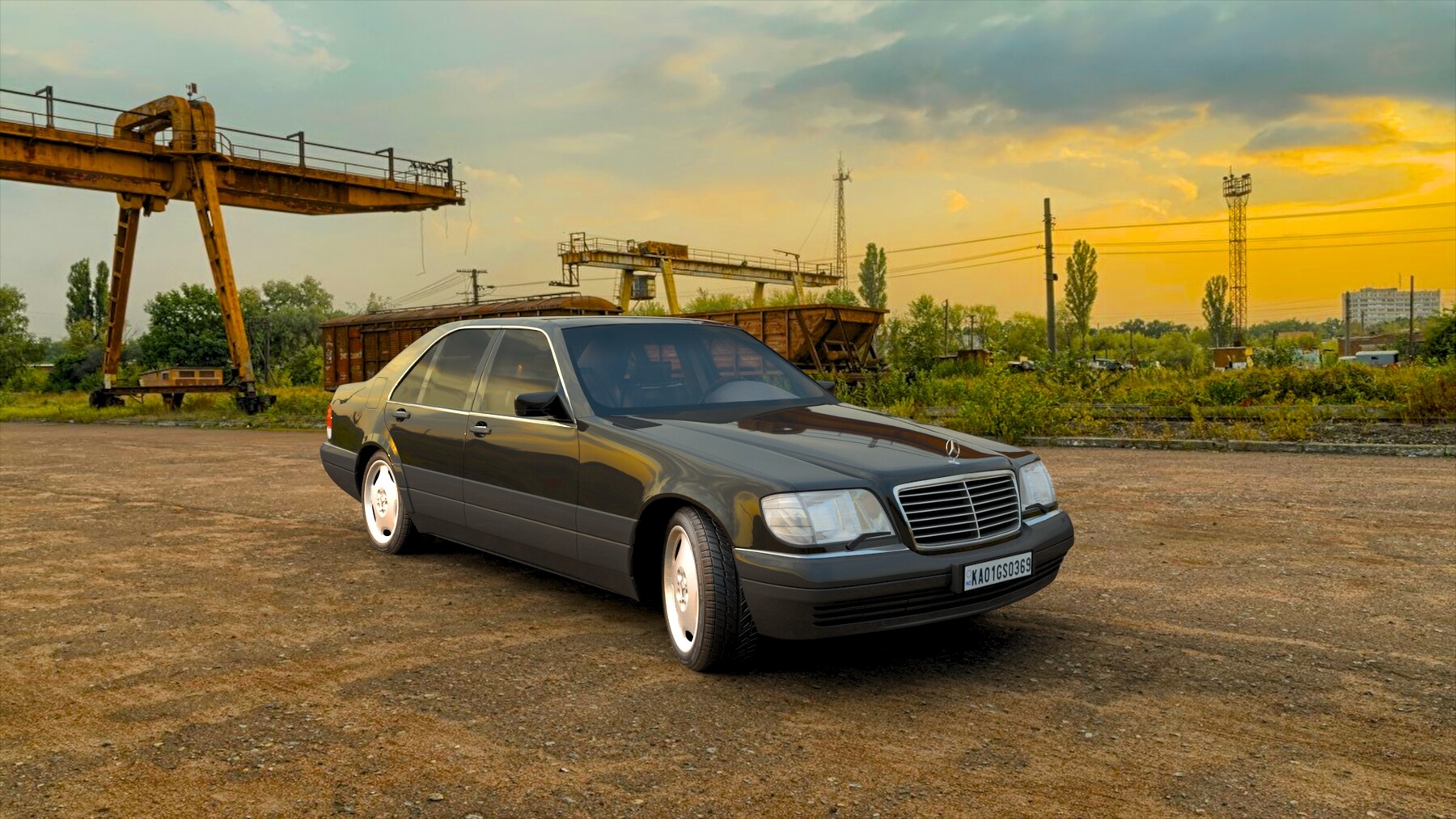 Fady Wassef - Mercedes Benz S Class W140 - S600 3D model