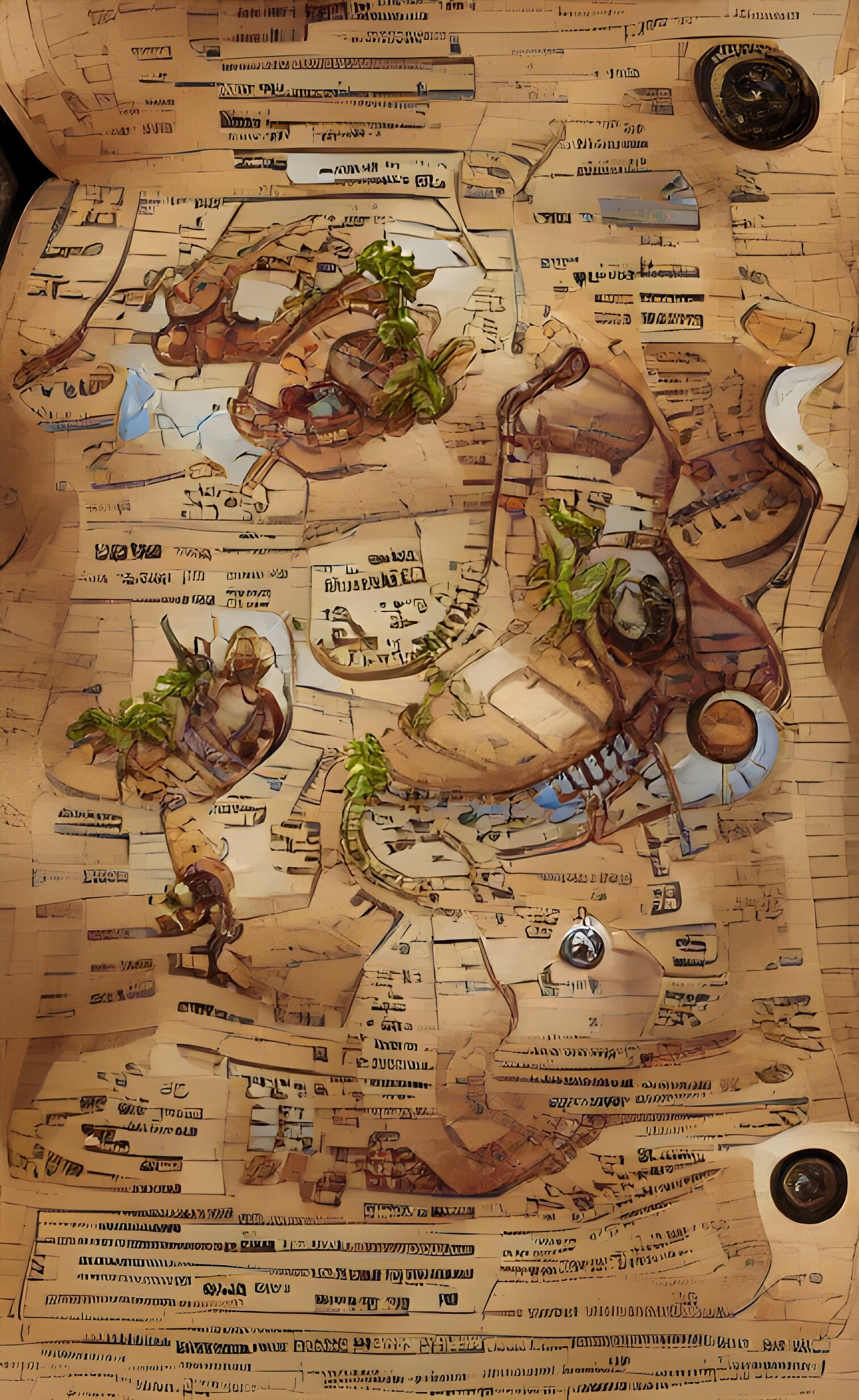 ArtStation - Treasure map 300 WorldMap Fantasy for NFT maker | Artworks