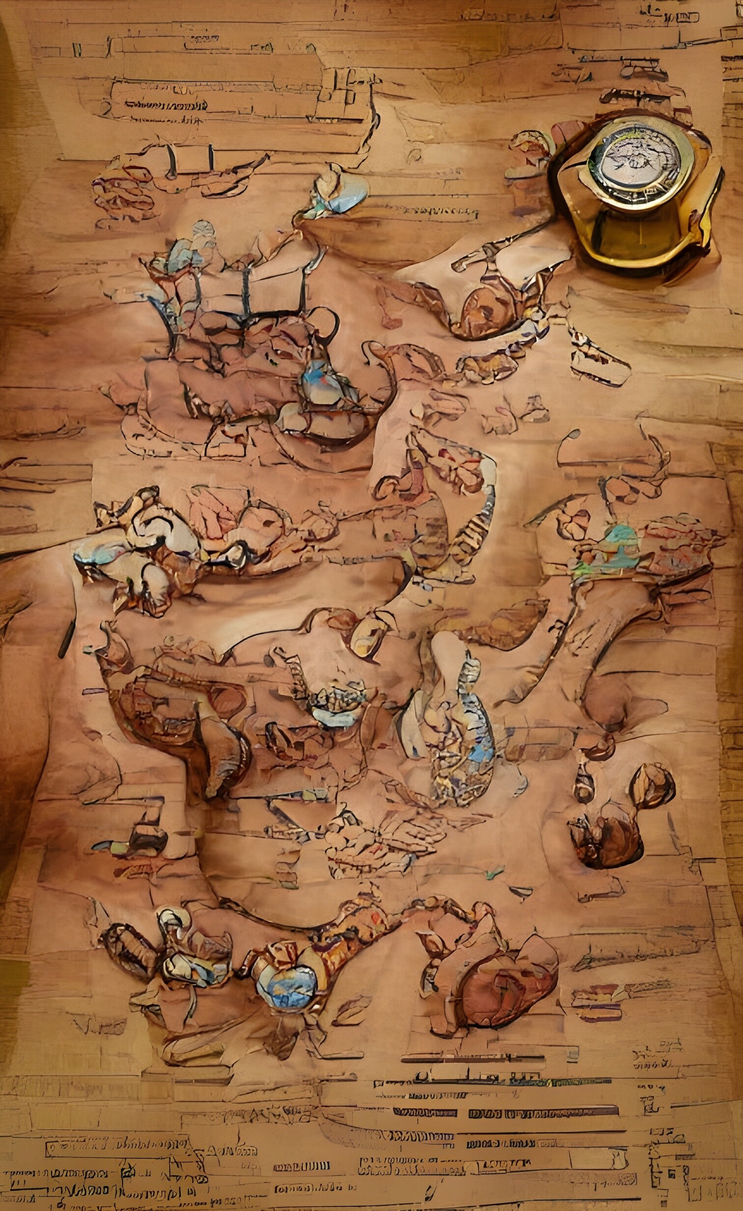 ArtStation - Treasure map 300 WorldMap Fantasy for NFT maker | Artworks
