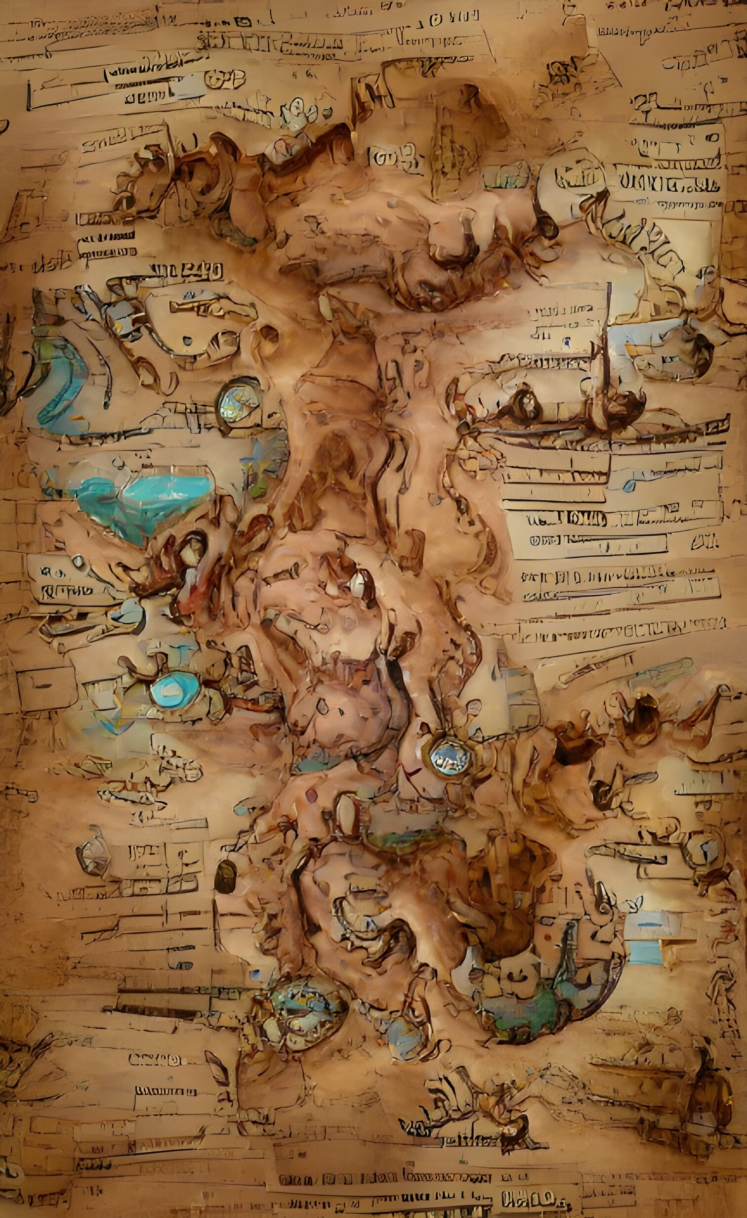 ArtStation - Treasure map 300 WorldMap Fantasy for NFT maker | Artworks