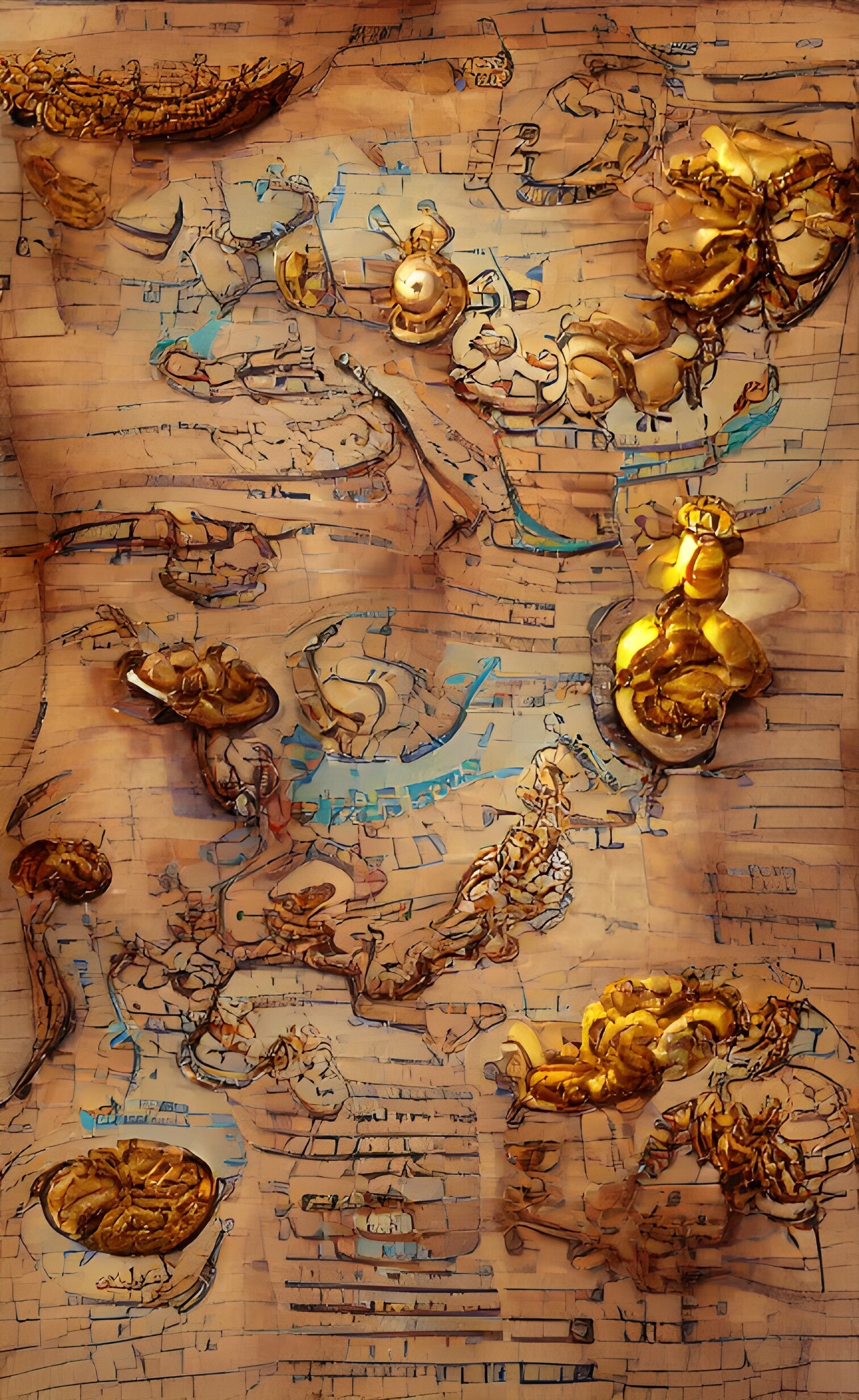 ArtStation - Treasure map 300 WorldMap Fantasy for NFT maker | Artworks